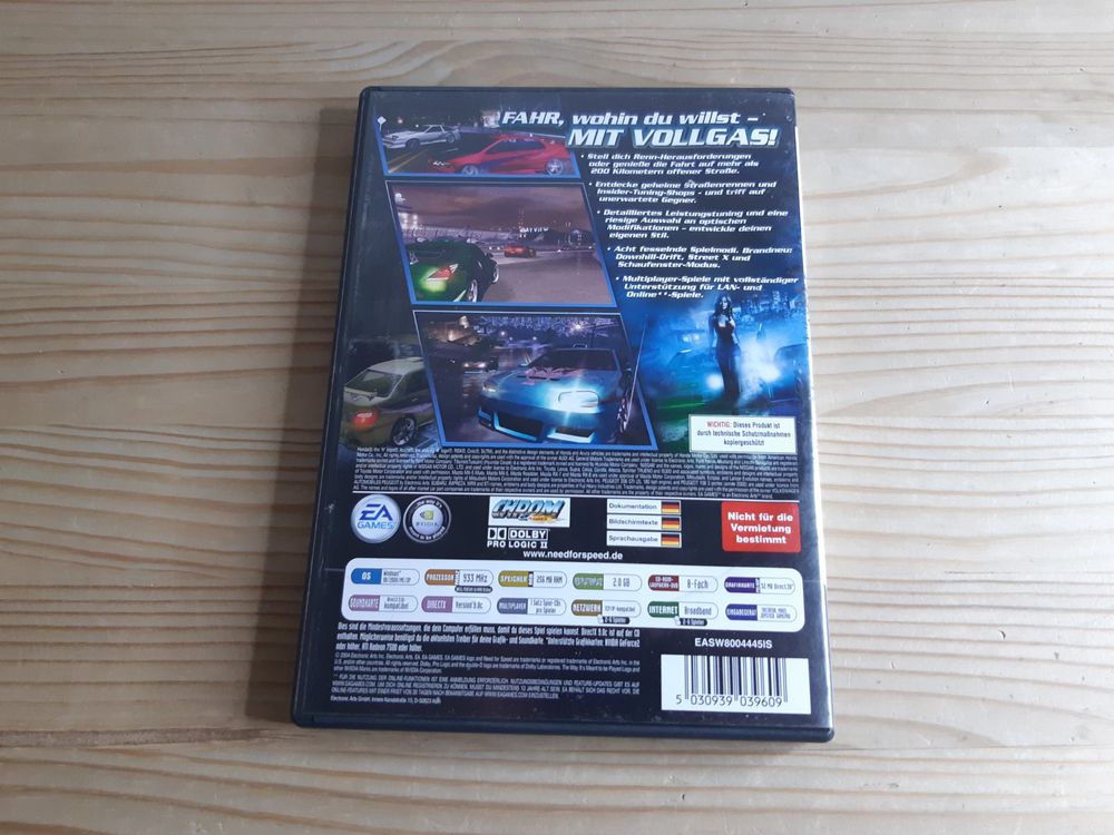 Need for Speed Underground 2 / komplett / Windows PC CD-Rom (Gebraucht ...