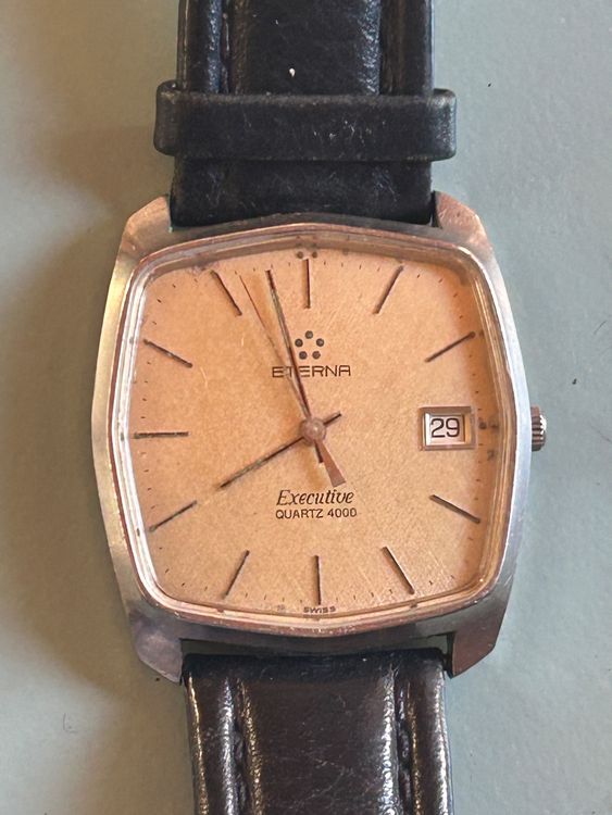 Elegante Eterna Executive Quartz Herrenuhr, Vintage | Kaufen auf Ricardo