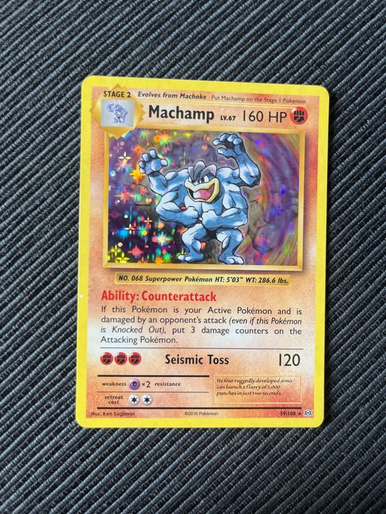 Pokemon Machamp Holo XY Evolutions near Mint (Neu (gemäss Beschreibung ...