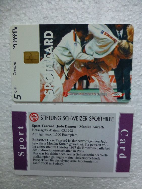 TC Sport-Card Judo Damen - Monika Kurath | Kaufen auf Ricardo