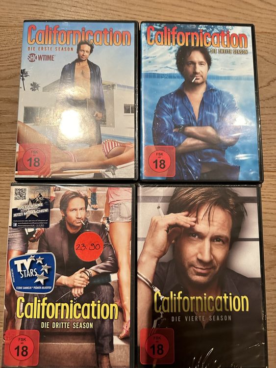 Californication - Komplette Serie (4 Staffeln) DVD Box (Gebraucht) in ...
