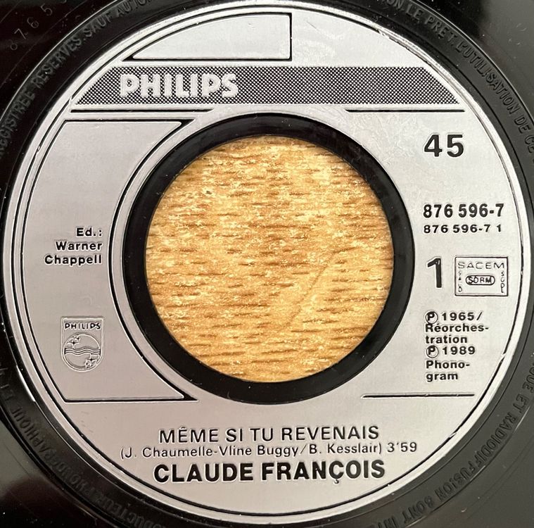 CLAUDE FRANÇOIS - MÊME SI TU REVENAIS - REMIX 90's | Kaufen auf Ricardo