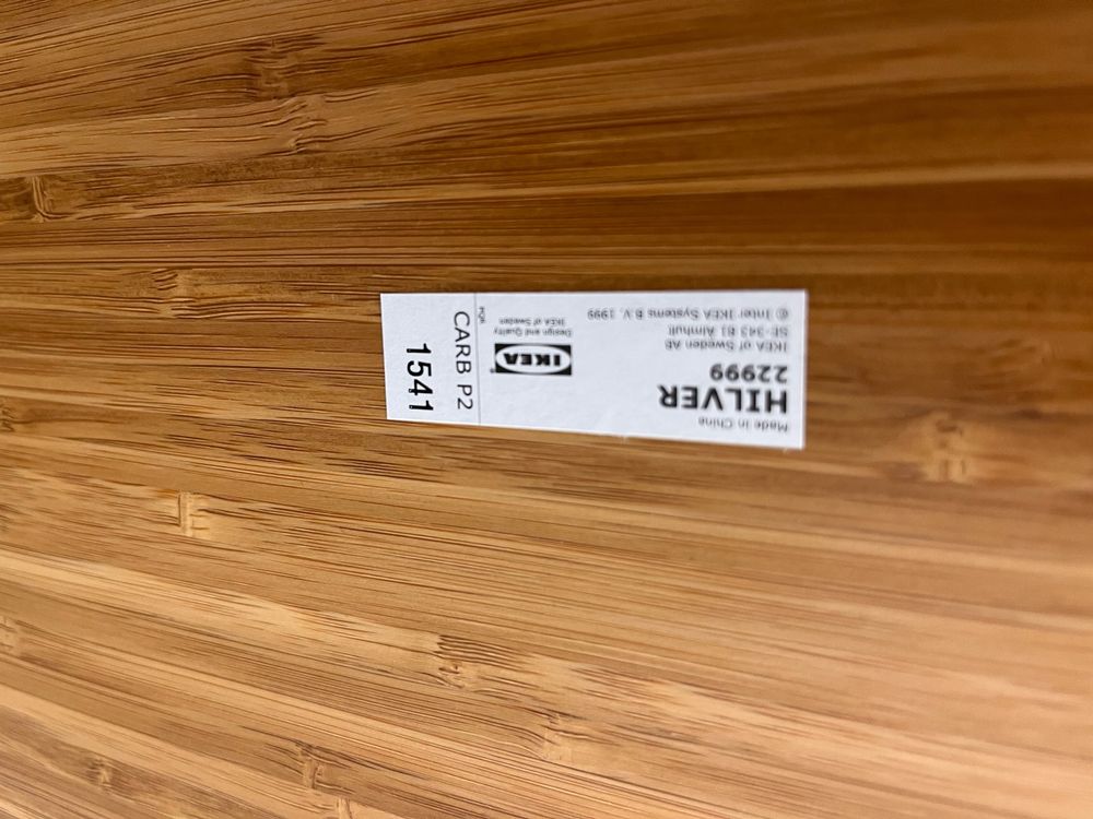 Tischplatte IKEA Hilver 140 x 65 (Gebraucht) in BUCHS SG für CHF 2 ...