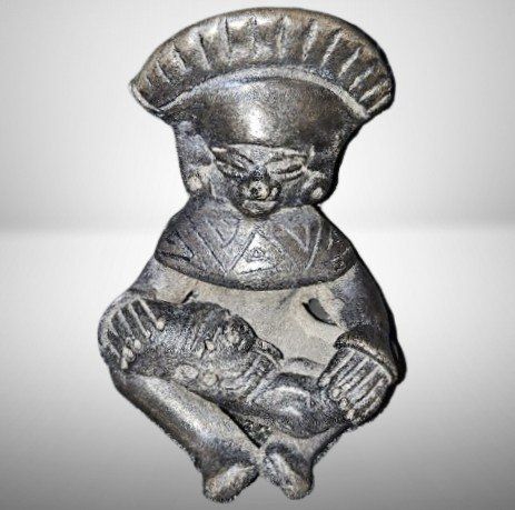 🗿 Mutterliebe in Ton – Antike Figur aus Peru? 💞 (D'occasion) à Saland ...