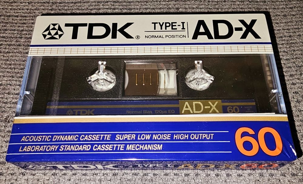 💥 TDK"AD-X60" das beste Normalband nur für die USA!💥 (Neu und ...