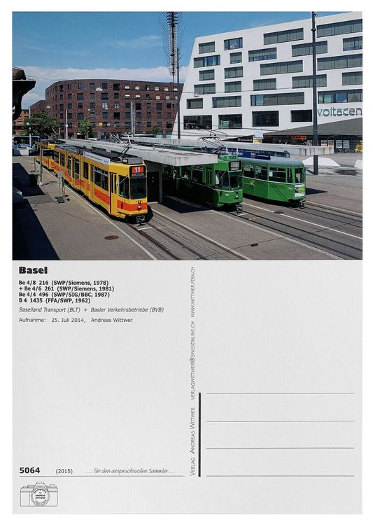 Basel St Johann Bahnhof Tram Blt Be 4 8 Tram Bvb Be 4 4 B4 Neu Gemäss Beschreibung In Bern