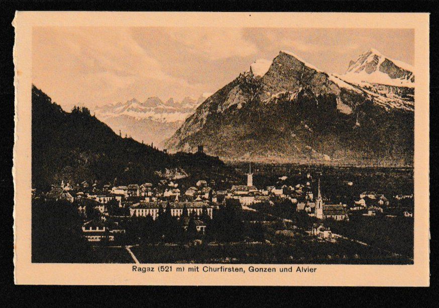 Ragaz mit Churfirsten, Gonzen und Alvier (E7 (Gebraucht) in Ruggell für CHF 0.35 – mit Lieferung ...