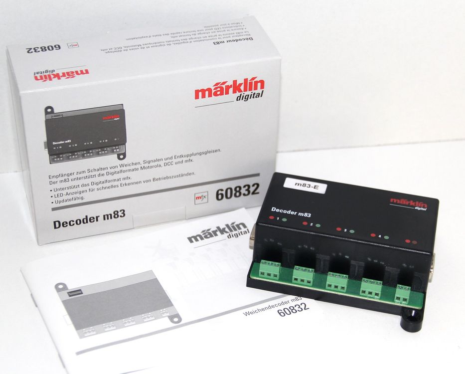 Märklin 60832 - - m83 Schaltdecoder mfx (Neu (gemäss Beschreibung)) in Giebenach für CHF 45 ...