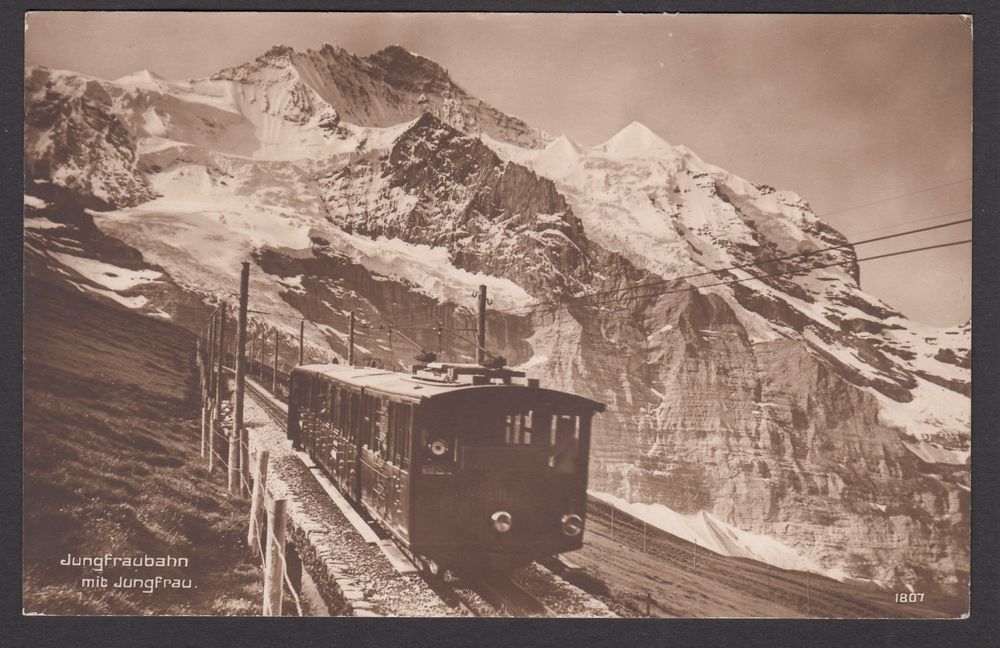 Jungfraubahn mit Jungfrau / seltene 105 Karte in top Zustand (Neu (gemäss Beschreibung)) in ...
