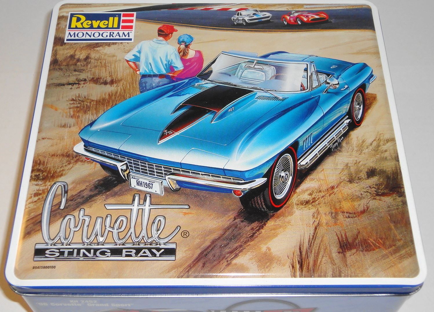 REVELL 1967 CORVETTE STING RAY 1:25 TIN BOX (Neu (gemäss Beschreibung ...