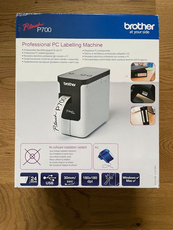 Beschriftungsgerät Brother P-Touch P700 (Neu und originalverpackt) in ...