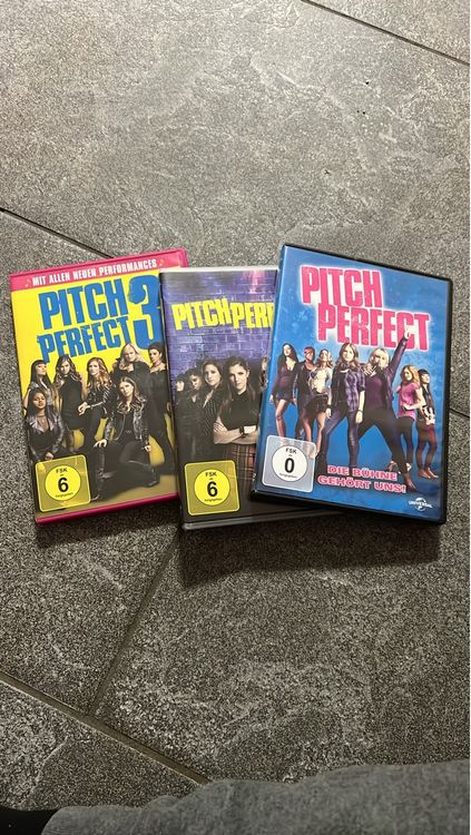 Pitch Perfect 1-3 DVD Set (Gebraucht) in Niederdorf für CHF 10 – mit ...
