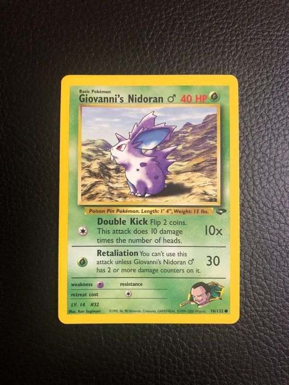 Gym Challenge Giovanni’s Nidoran 76/132 Ab 1 (Gebraucht) in Paradiso für CHF 3 – mit Lieferung ...