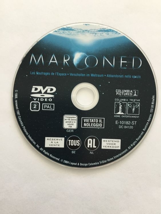 📀 Marooned Dvd nur Disc ohne Cover vergriffen 📀 (Neu (gemäss ...