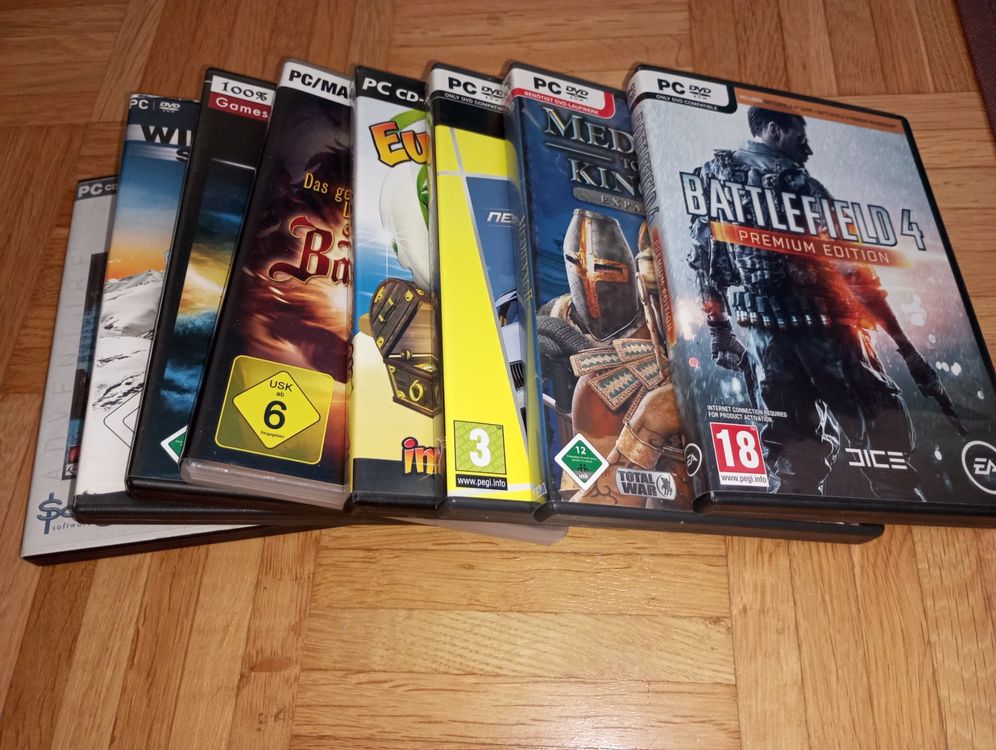 8 verschiedene PC Videospiele - Battlefield, Need for Speed, | Kaufen ...