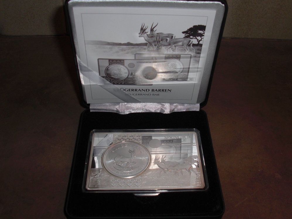 Krügerrand 1oz Silber 999 in 3oz Barren (Neu und originalverpackt) in Strengelbach für CHF 130 ...