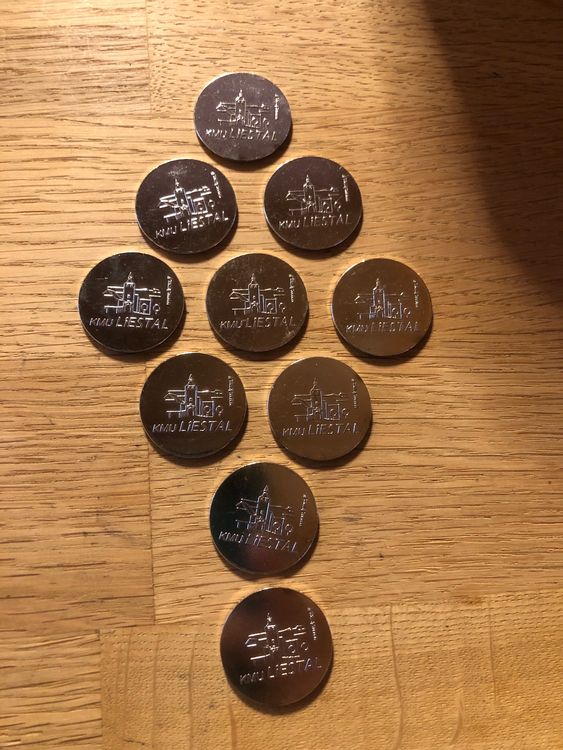10 KMU Liestal Jetons (Gebraucht) in Vilters für CHF 5 – mit Lieferung auf Ricardo kaufen