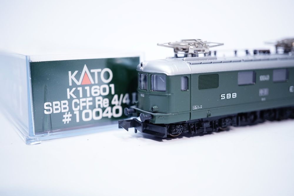 6∑ Kato 11601 SBB Re 4/4 I grün 10040 | Kaufen auf Ricardo