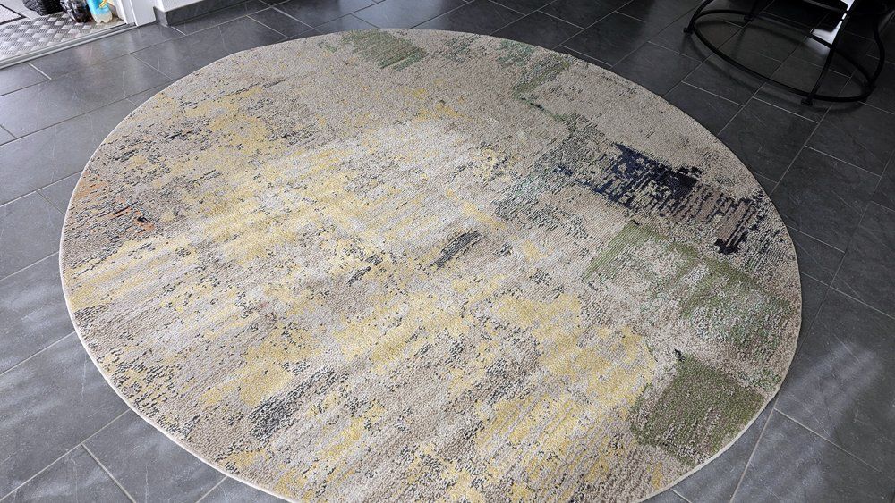 Grand tapis rond moderne 240 cm | Kaufen auf Ricardo