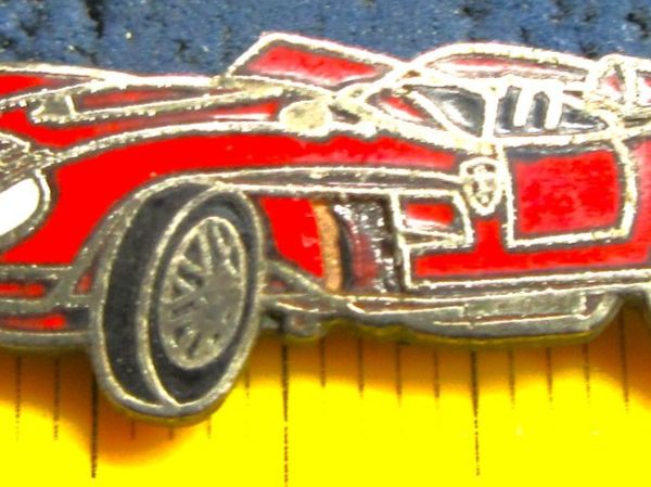 FFERRARI OLDTIMER RACING-CAR AUTO PIN MIT SECURITY-CLIP (Gebraucht) in ...