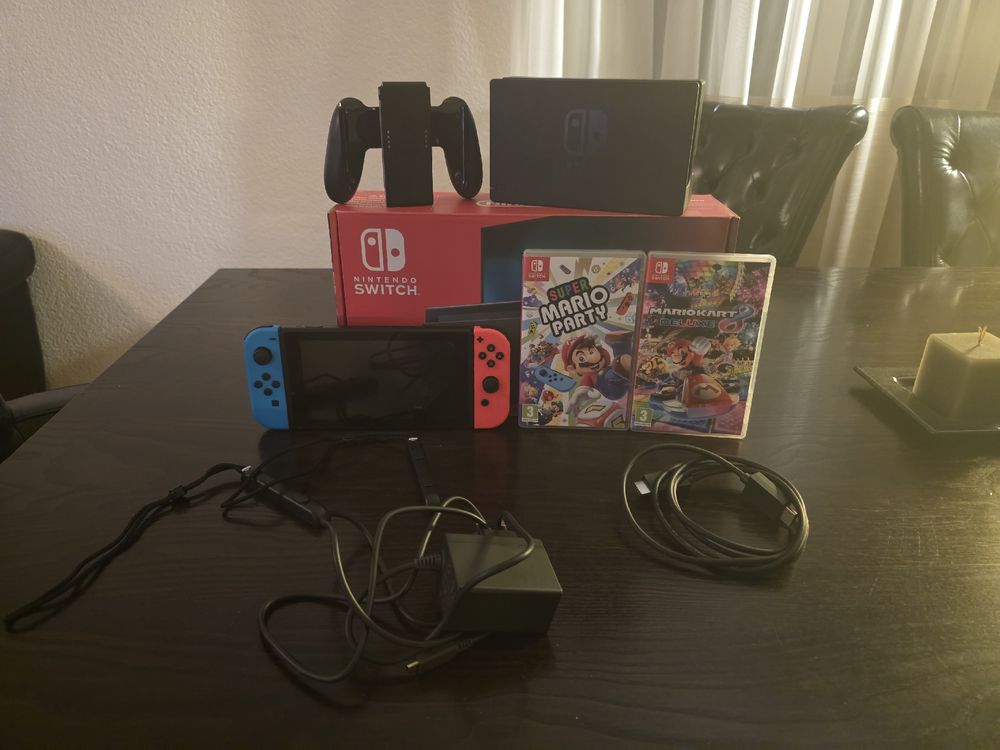 Nintendo switch Plus 2 Spiele (Neu (gemäss Beschreibung)) in Ostermundigen für CHF 240 – mit ...