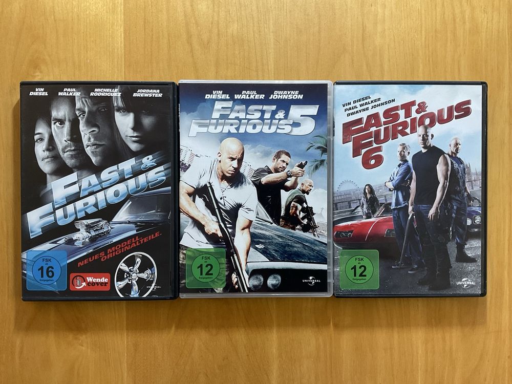 3 Action DVDs: Fast and Furious (Gebraucht) in Dielsdorf für CHF 5 ...