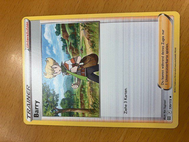 Pokemon Trainer Barry 130/172 | Kaufen auf Ricardo