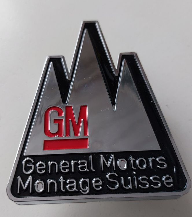 Emblem GM General Motors SUISSE SA in Biel Emblem (Gebraucht) in für ...
