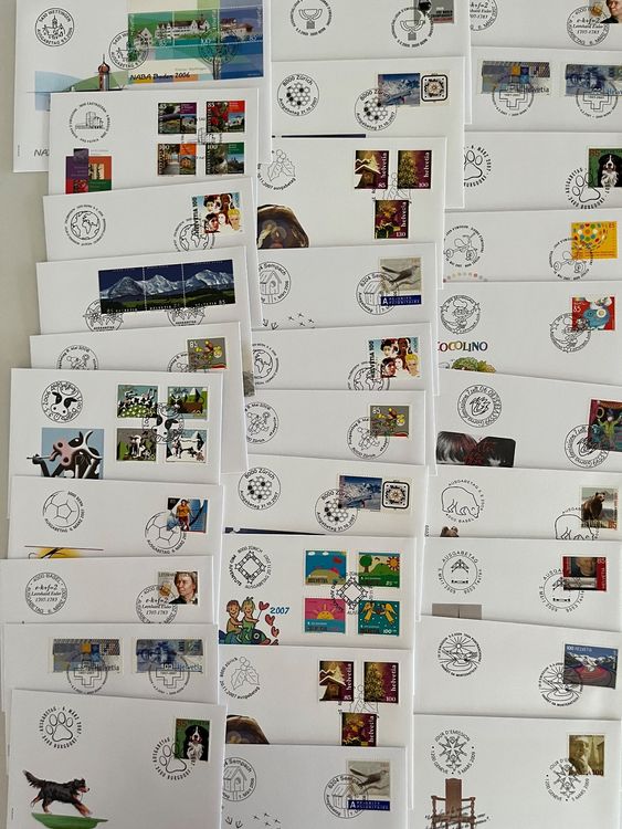 100 Schweizer FDC aus den 2000er bis 2010er Jahren (Gebraucht) in Murgenthal für CHF 5.5 – mit ...