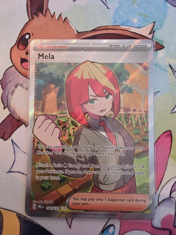 Pokemon Prismatic Evolution Mela 140/131 🇬🇧 Boosterfrisch (Gebraucht ...