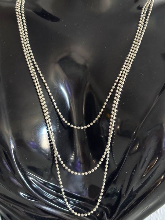Collier en Argent 925 Multi-rangs Style Bohème 13.60g (Gebraucht) in ...