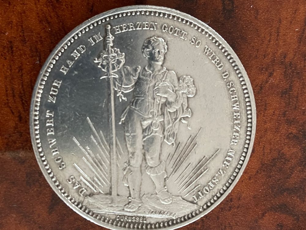 5fr Silber 1879 Schutzenfest Basel (Gebraucht) in Pratteln für CHF 81 – mit Lieferung auf ...