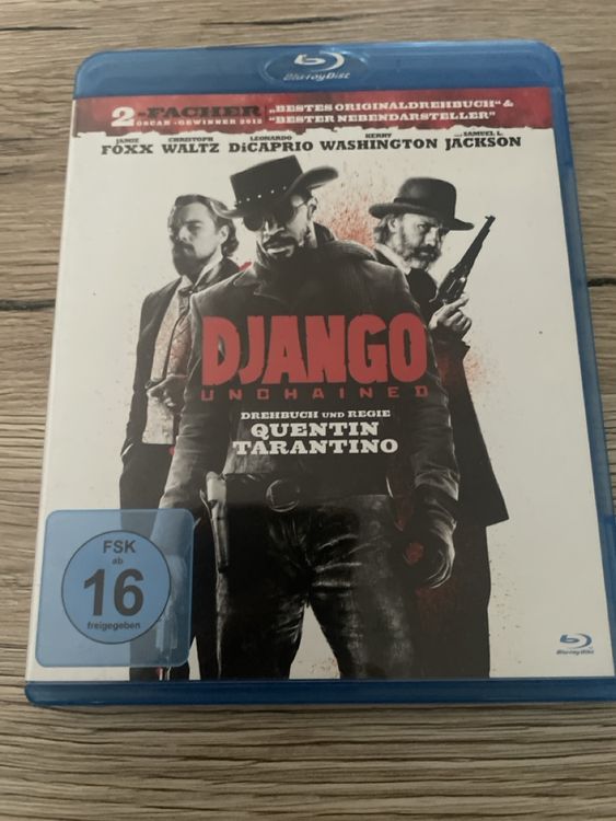 Django Unchained Blu-ray Tarantino Western DiCaprio Top (Gebraucht) in ...