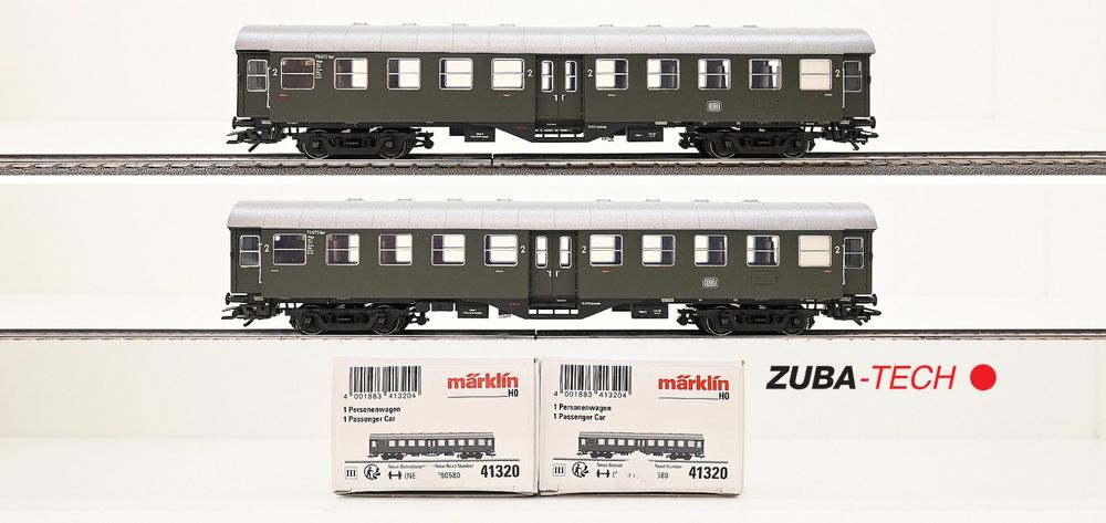 Märklin 2x 41320 Umbauwagen der DB, H0 WS mit OVP (Gebraucht) in St ...