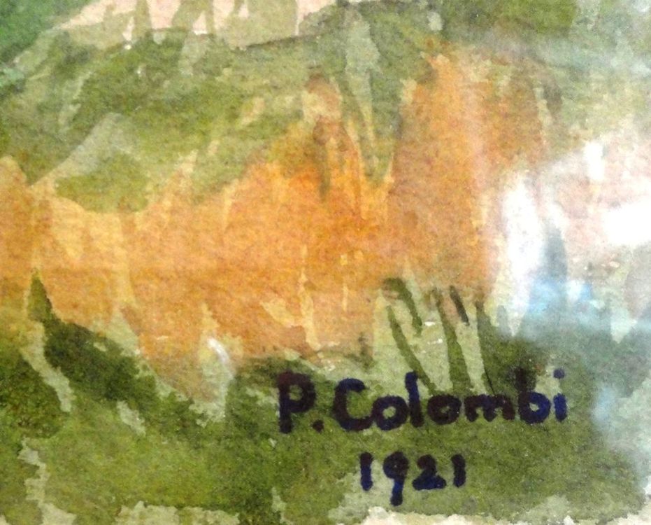 Colombi Plinio Aquarell (Neu (gemäss Beschreibung)) in zurich für CHF 7500 – mit Lieferung auf ...