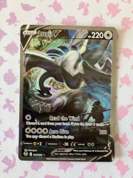Pokémon silver tempest Lugia V alt art 186/195 « EN » (Gebraucht) in ...