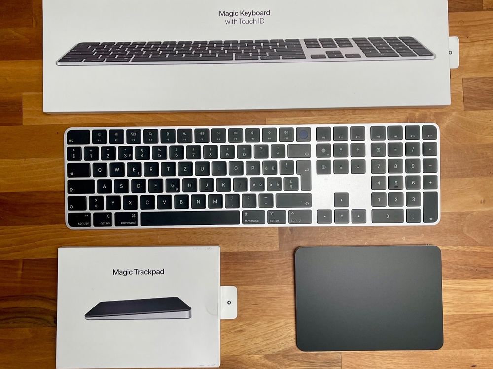 Apple Magic Keyboard mit Touch ID + Apple Magic Trackpad (Gebraucht) in ...