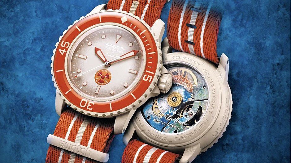 Bioceramic Scuba Fifty Fathoms Swatz Arctiv Ocean (Neu und ...