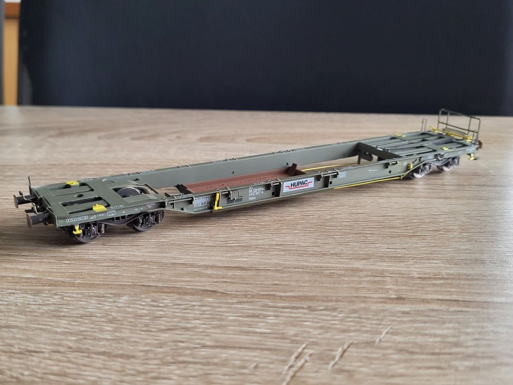 H0 ADE Modell 41307 SBB Hupac Sdkmms Tragwagen NEU ! | Kaufen auf Ricardo