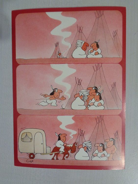 AK Gejo / Indianer m. Wohnwagen | Kaufen auf Ricardo