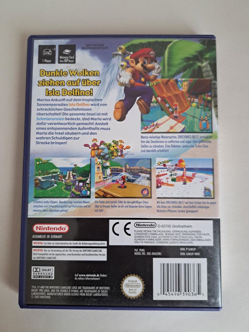 Super Mario SunShine Nintendo Gamecube 2002 (Gebraucht) in Basel für ...