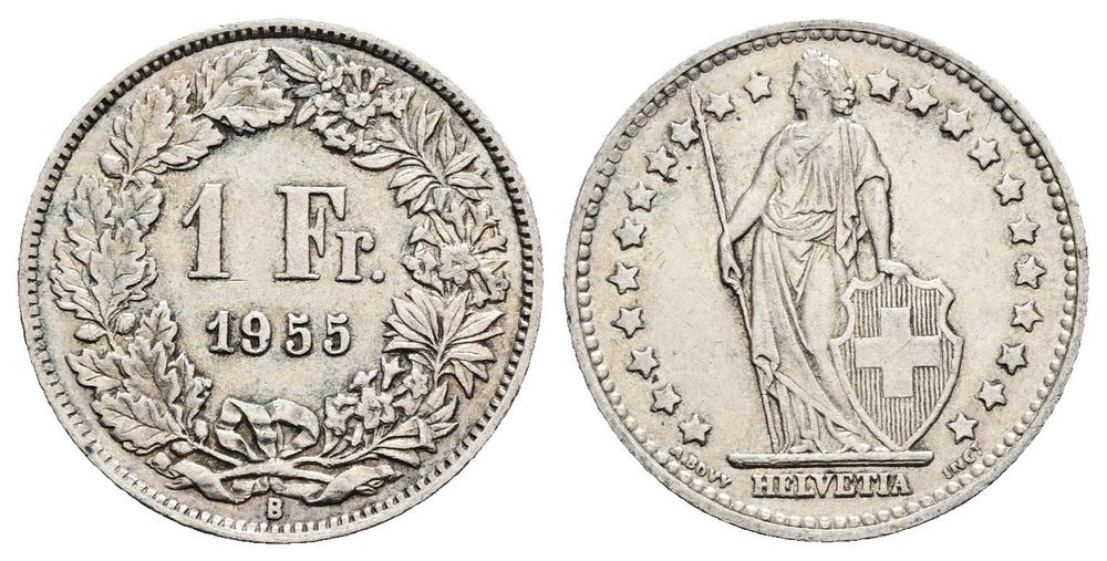 Schweiz - 1 Franken 1955 | Kaufen auf Ricardo