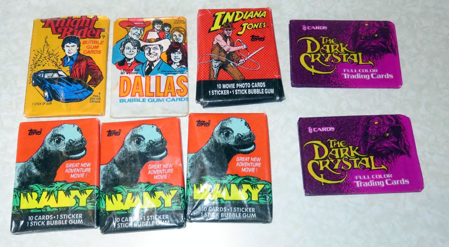 Topps Trading Cards 80er Knight Rider, Baby, Dark Crystal (Gebraucht ...