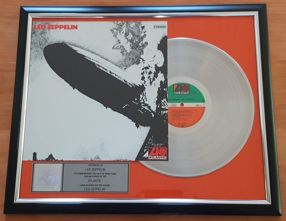 Led Zeppelin "Led Zeppelin" Platin Deko Award | Kaufen auf Ricardo