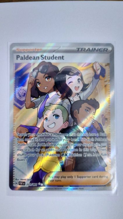 Pokemon Paldea-Student Full Art 231/091 (Neu (gemäss Beschreibung)) in ...