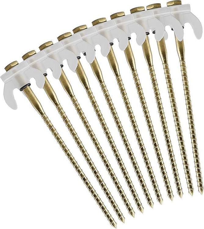 Camping - 10 picchetti da tenda in acciaio per diversi tipi (Nuovo e ...