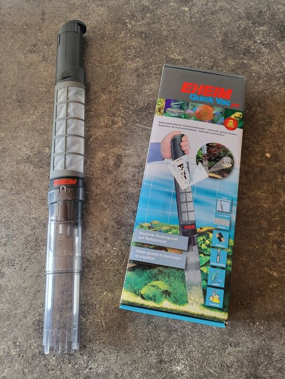 Aspirateur de fond pour aquarium EHEIM quick vac pro (Gebraucht) in Orsonnens für CHF 25 – mit ...