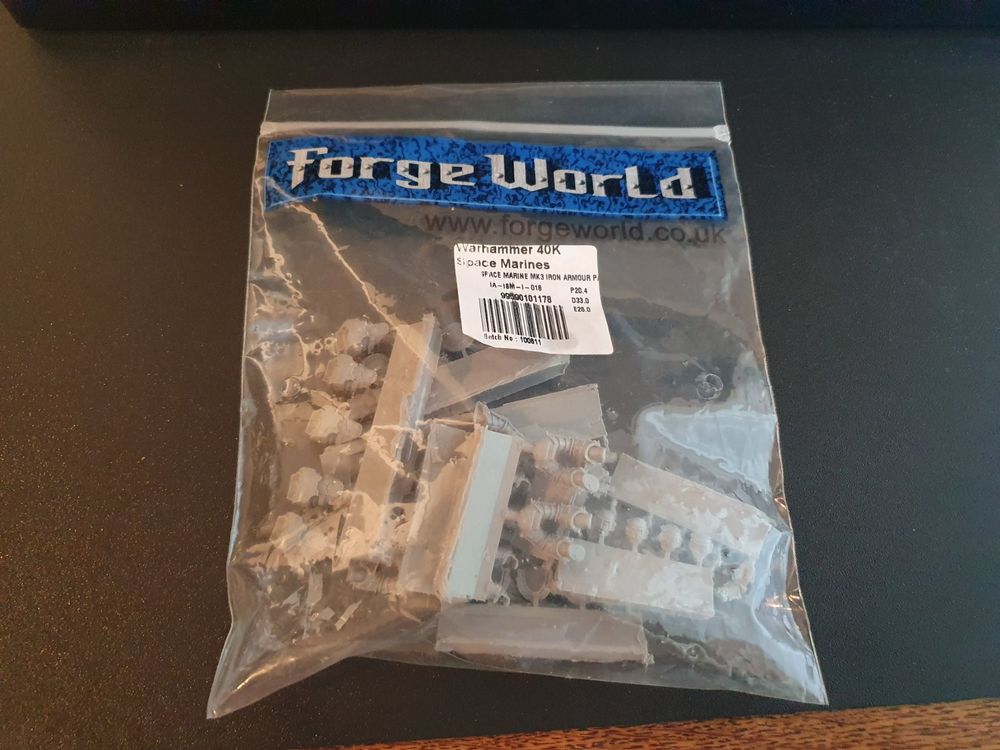 Warhammer 40k - ForgeWorld - Space Marine MK3 Iron Armour (Neu (gemäss ...