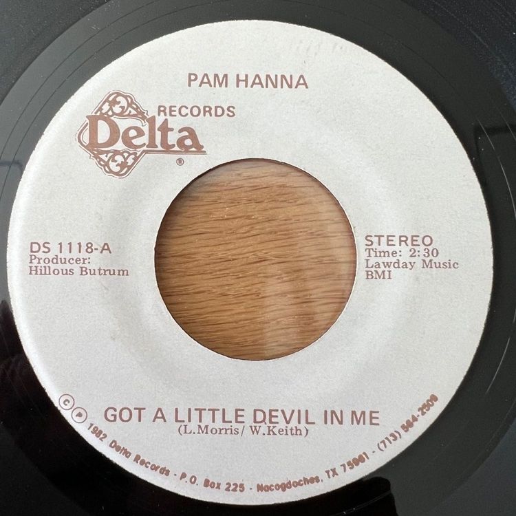 Pam Hanna - Got A Little Devil In Me / 1. US-Press. 1982 TOP (Gebraucht ...