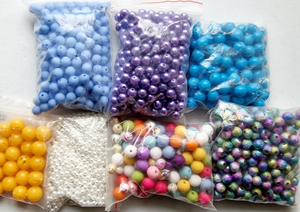 XL Acryl Perlen Set - bunt gemischt (Neu (gemäss Beschreibung)) in für ...